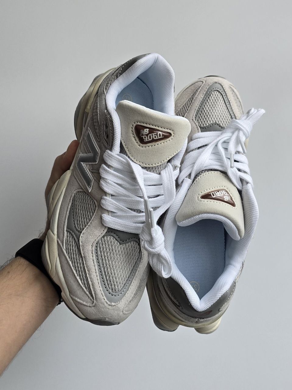 New Balance 9060 Beige / Light Grey - TAKESHOES