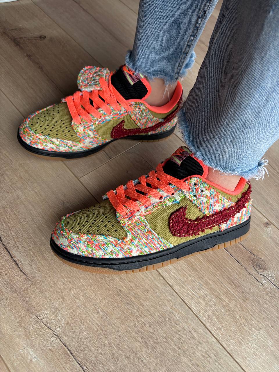 Nike SB Dunk Low Panda Monium Green Curry - TAKESHOES