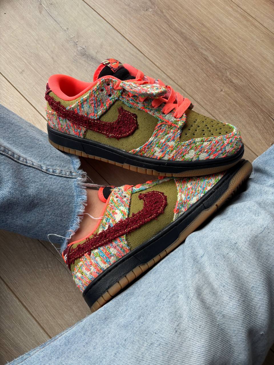 Nike SB Dunk Low Panda Monium Green Curry - TAKESHOES